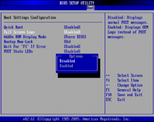 PC起動時に、POST情報を表示させる | Windows高速化（XP/Vista/7/8対応）